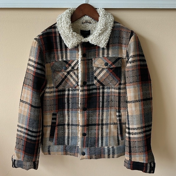 Magaschoni | Jackets & Coats | Nwt Magaschoni Wool Blend Sherpalined ...